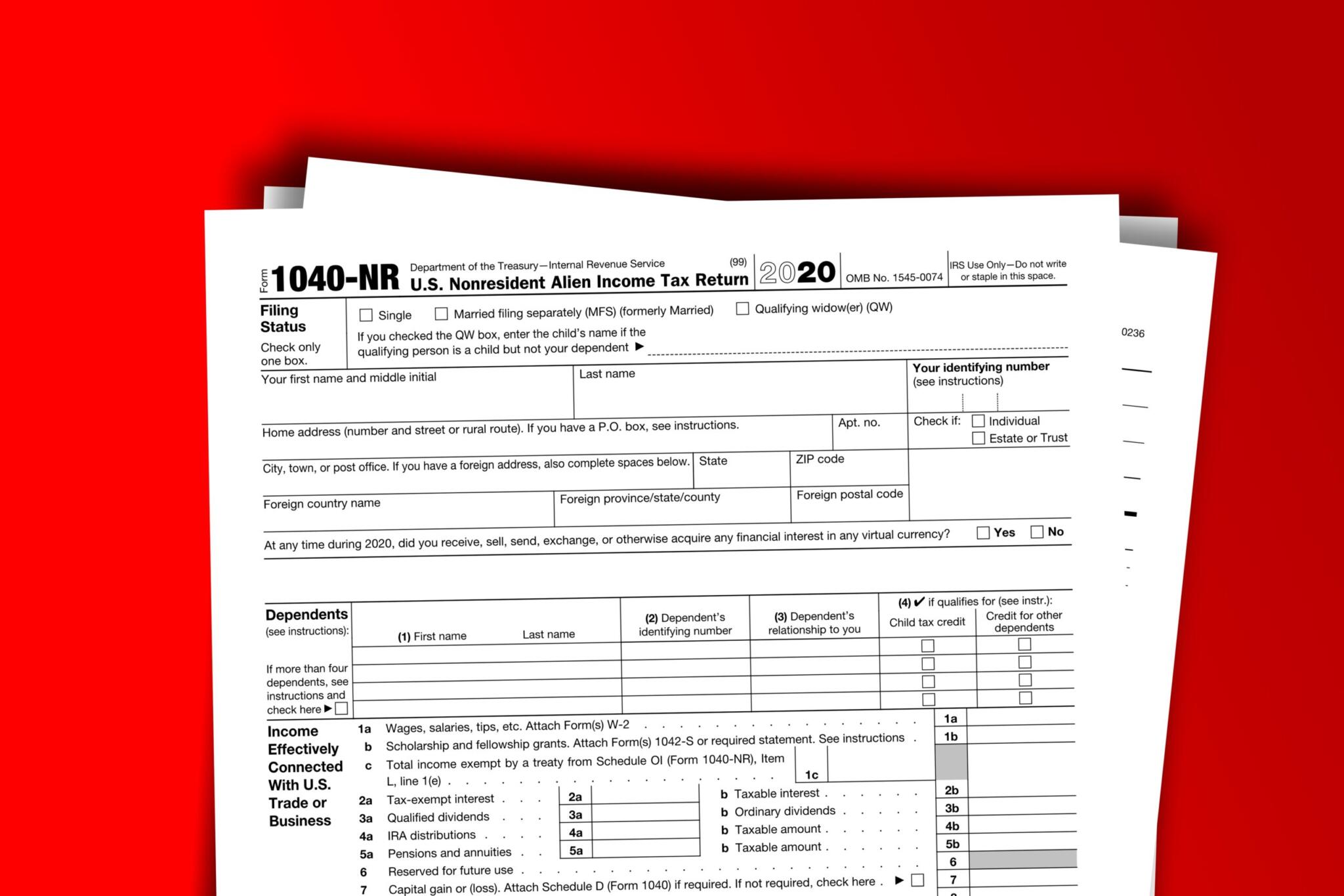 Form 1040-NR: Essential Tax Information for Non-Residents